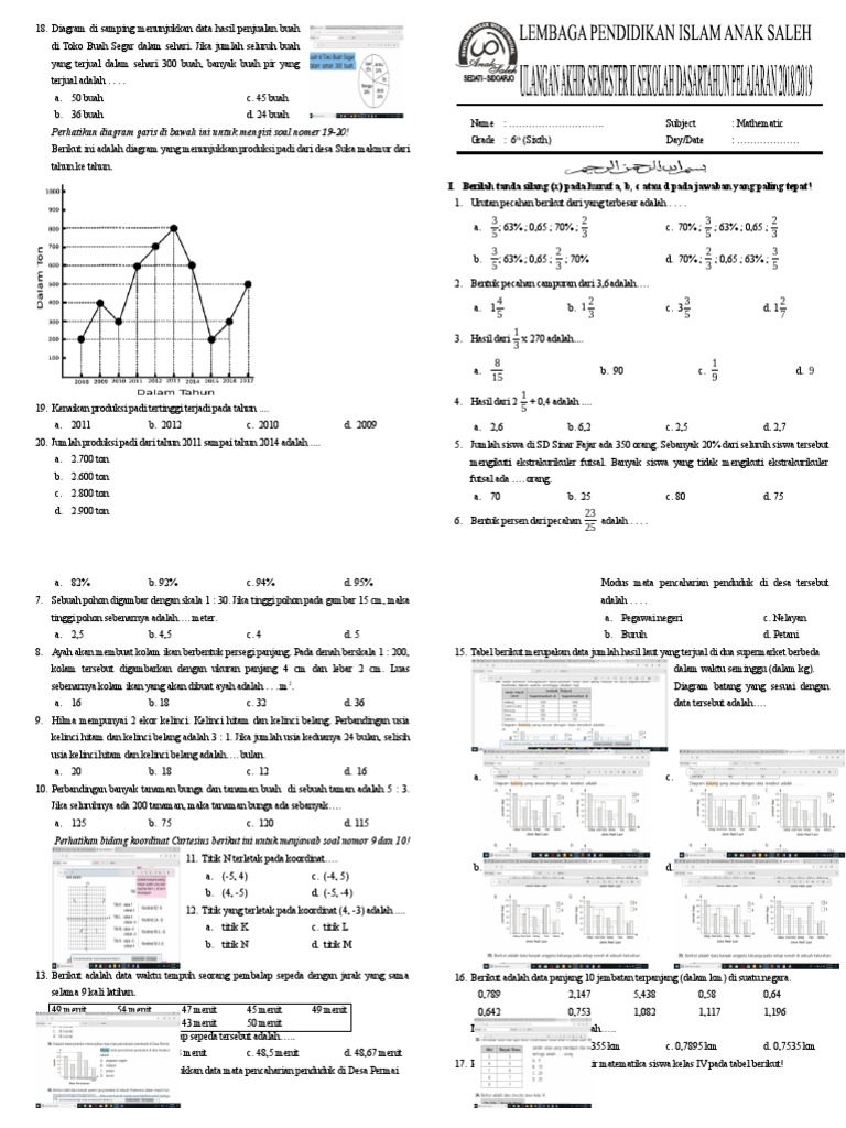 Math UAS 6.2 2019 New | PDF