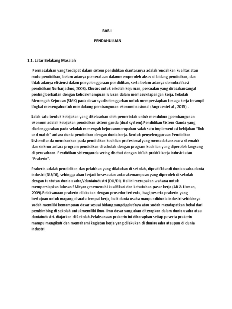 Laporan PKL Bayu 2 | PDF | Bisnis