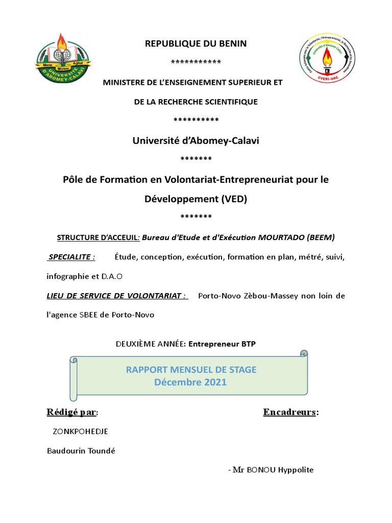 Page de Garde de Prestage | PDF | Affaires