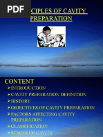 Class II Cavity Preparation PDF | PDF | Dentistry Branches | Dentistry