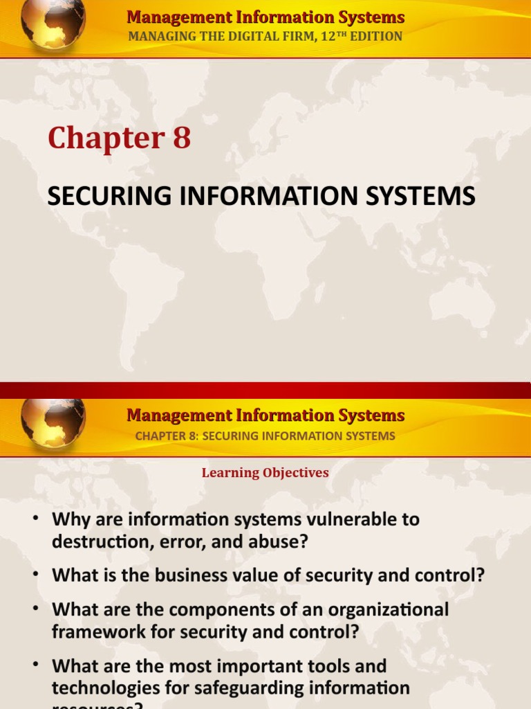 PPT08 Securing Information Systems | PDF | Public Key Cryptography | Security
