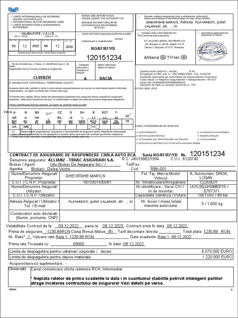 Allianz Tiriac | PDF
