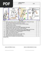 Ladder Inspection Checklist | PDF | Ladder | Mechanical Engineering