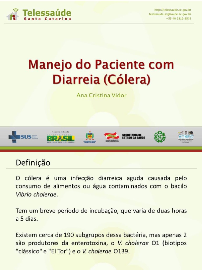 Slides - (Cólera) 2 | PDF
