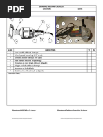 Drill Machine - Checklist | PDF