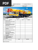 Daily Pre Start Checklist | PDF | Personal Protective Equipment | Crane ...