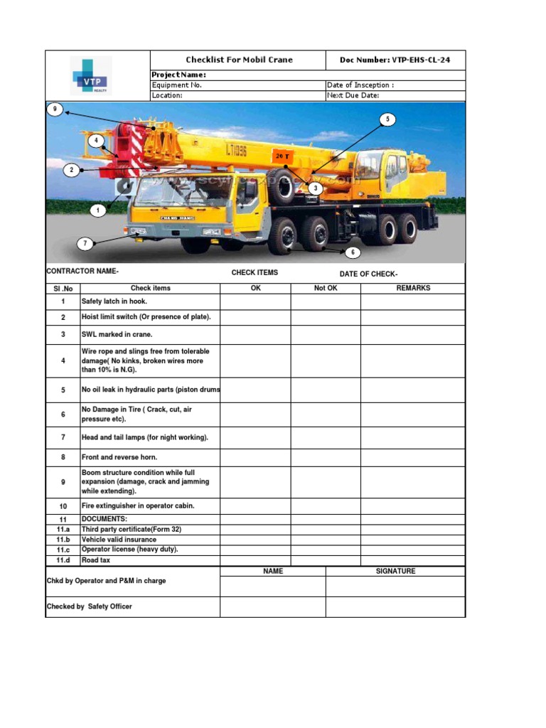 CL-24. Mobile Crane | PDF