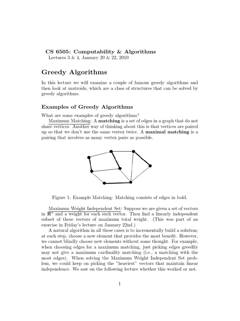 Matroids | PDF | Theoretical Computer Science | Algorithms And Data Structures