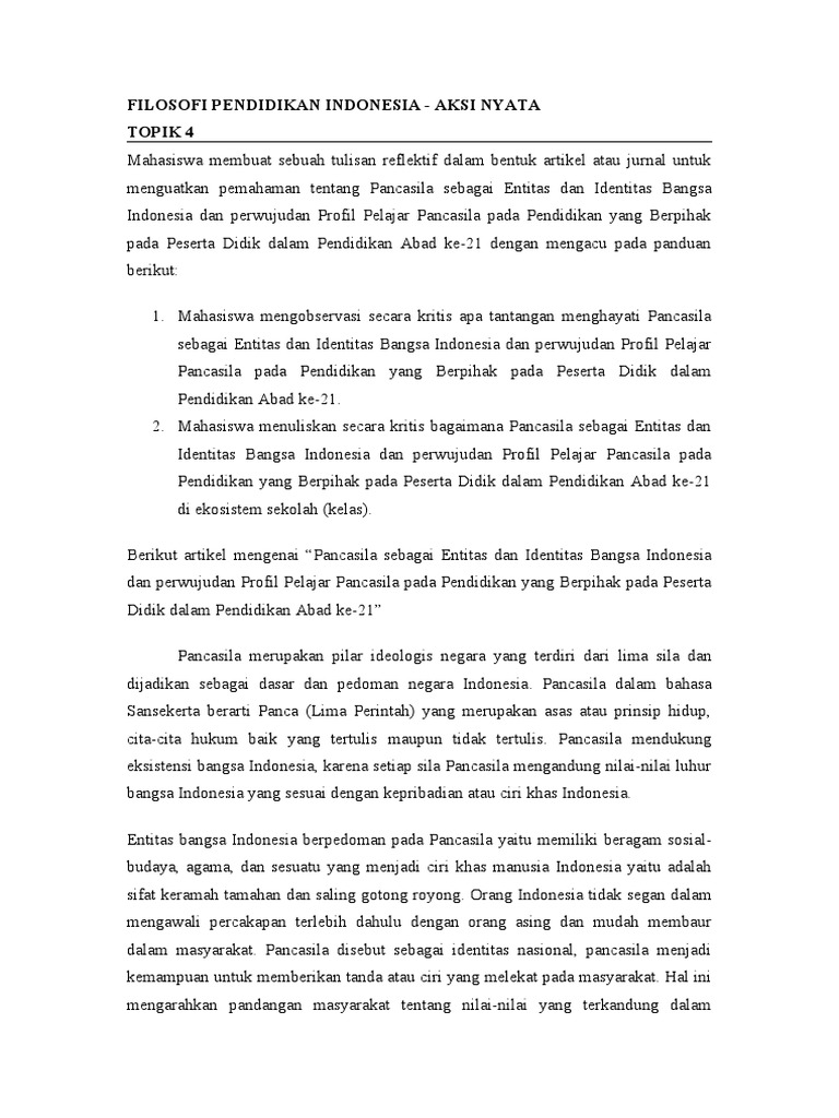 Aksi Nyata | PDF | Karier & Perkembangan | Ilmu Sosial