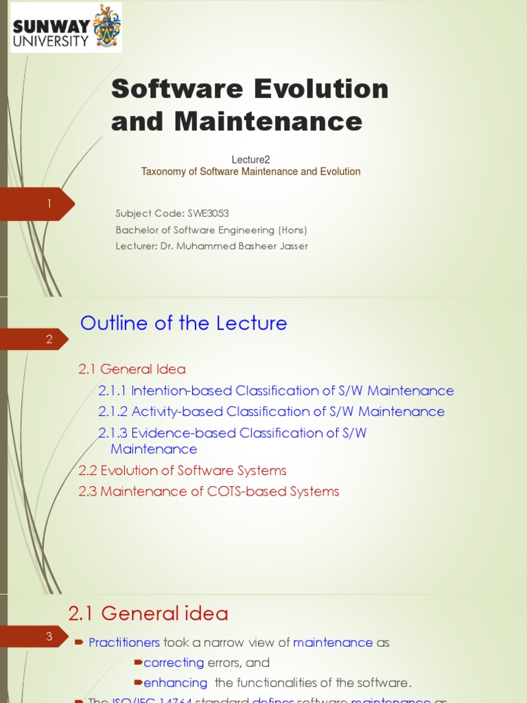 Software Evaluation Maintenance 2 | PDF | System | Software