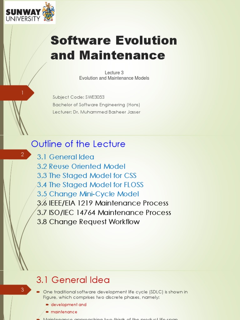Software Evaluation Maintenance 5 | PDF | Software Engineering | System