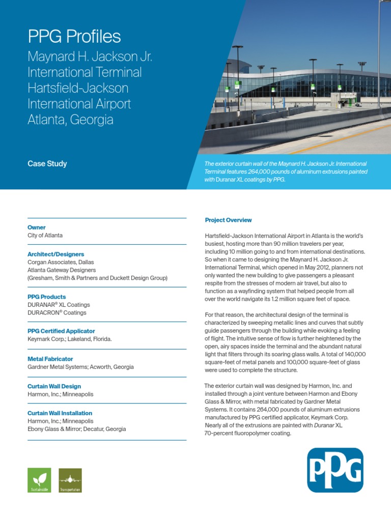 Case Studies - Atlanta Int Airport | PDF | Glasses | Extrusion