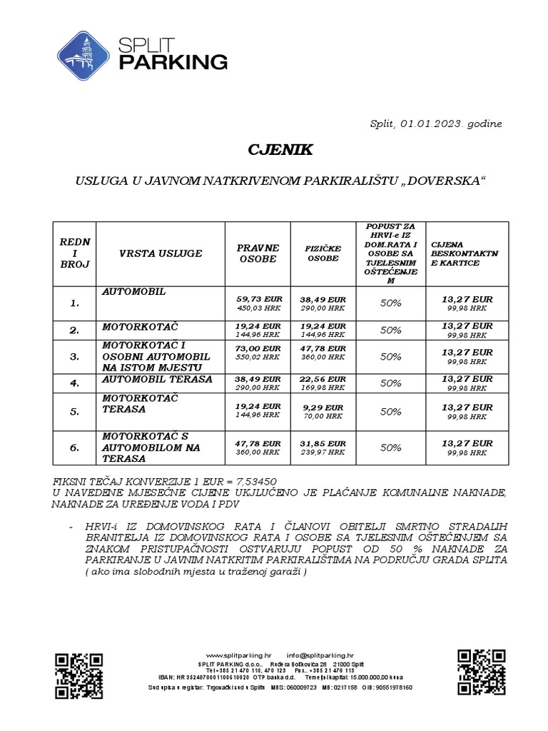 Cjenik-J.g. Doverska 01.01.2023 | PDF