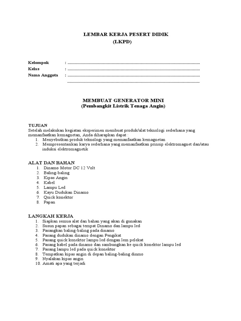 Membuat Generator Mini | PDF | Komputer