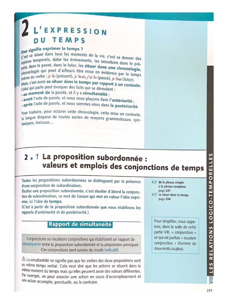 L'expression Du Temps | PDF