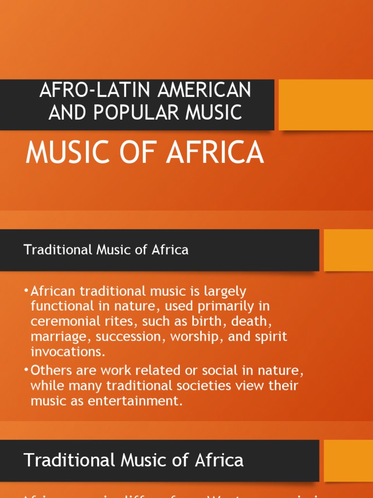 Afro-Latin American Music Overview | PDF | Reggae | Performing Arts