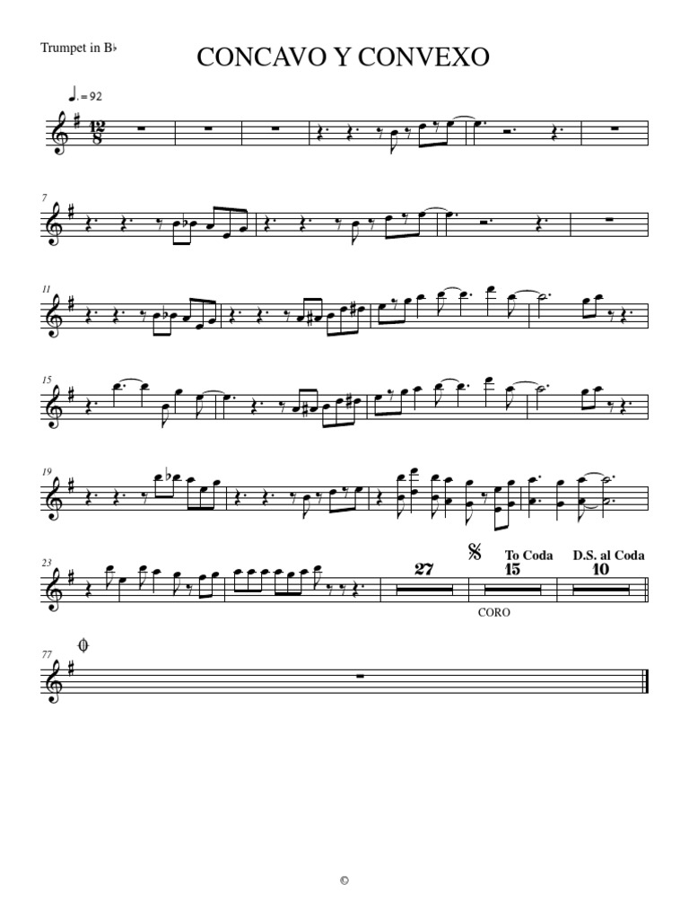 Concavo y Convexo Trumpeta en BB | PDF