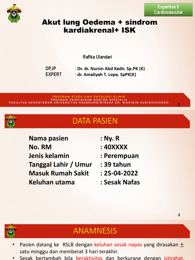 PPT. EXP 4 Cardirenal PDF | PDF