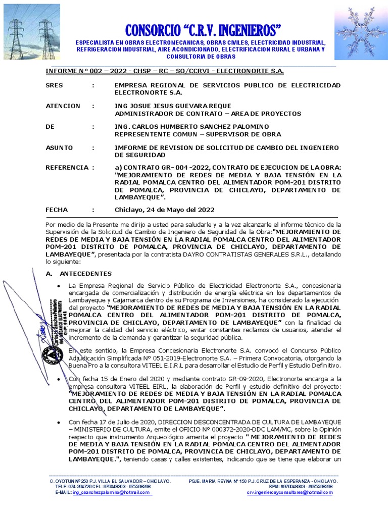 Informe #002 - 2022 - Chsp-So-Ccrvi | PDF | Economias | Justicia