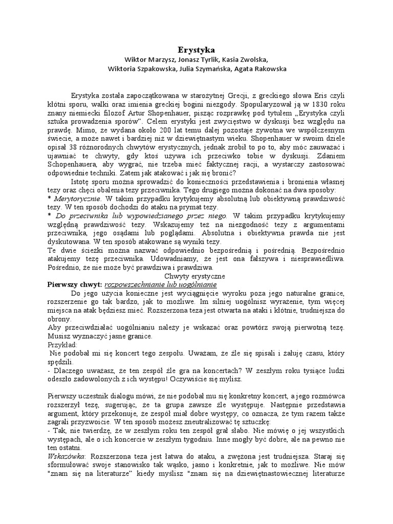 Erystyka 3 | PDF