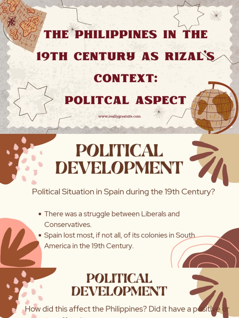 Political Development in Rizals Context in 19th Century | PDF