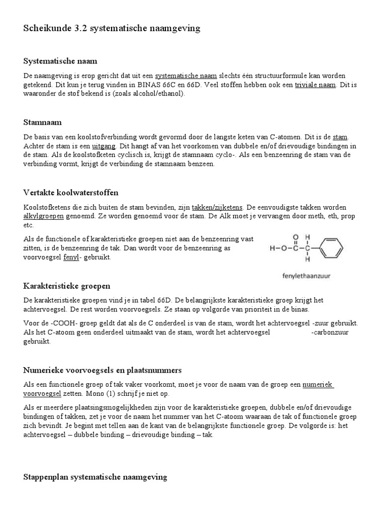 Scheikunde 3.2 | PDF