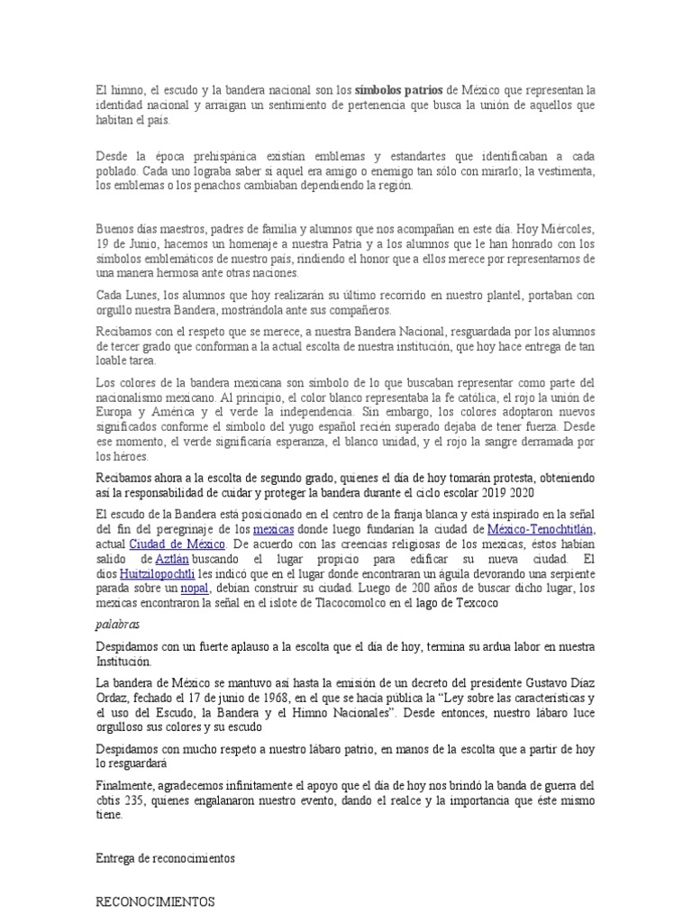 Programa Cambio de Escolta | PDF | Los símbolos