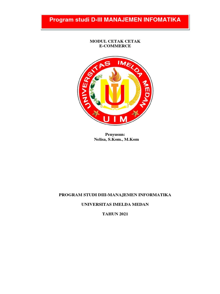 Modul E-Commerce Dinamis UIM | PDF | Seni | Bisnis