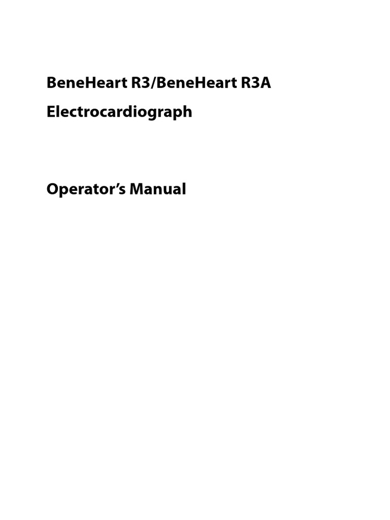 R3 Operation Manual | PDF