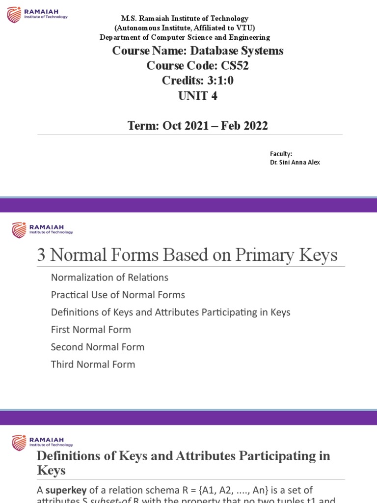 4 - Unit4 - CS52 - DBS - 29th Dec 2022 | PDF | Computer Data | Data Management