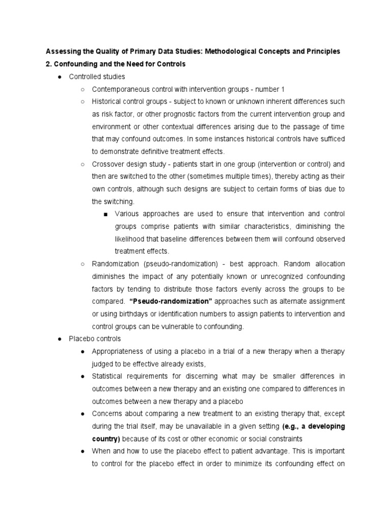 HTA Methods (Part 3) | PDF | Confounding | Placebo HTA Methods (Part 3) | PDF | Confounding | Placebo