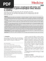 DeMeester Score for GERD Analysis | PDF