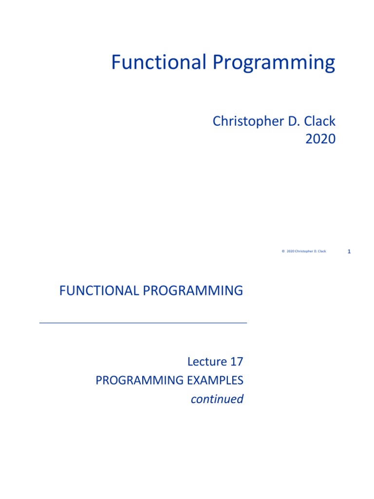 COMP0020-2020-lecture17-ProgrammingExamplesContinued With Captions | PDF | Parsing | Software ...