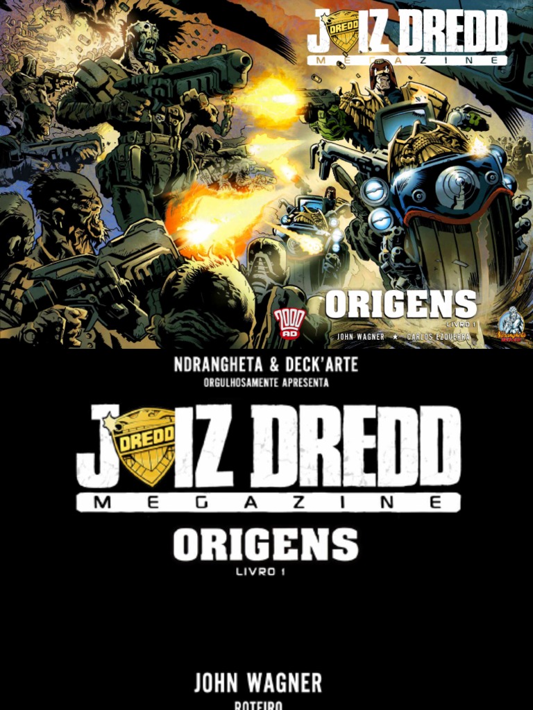 Juiz Dredd - Origens - Livro I (2000 AD) (Ndrangheta & DecK'Arte) | PDF