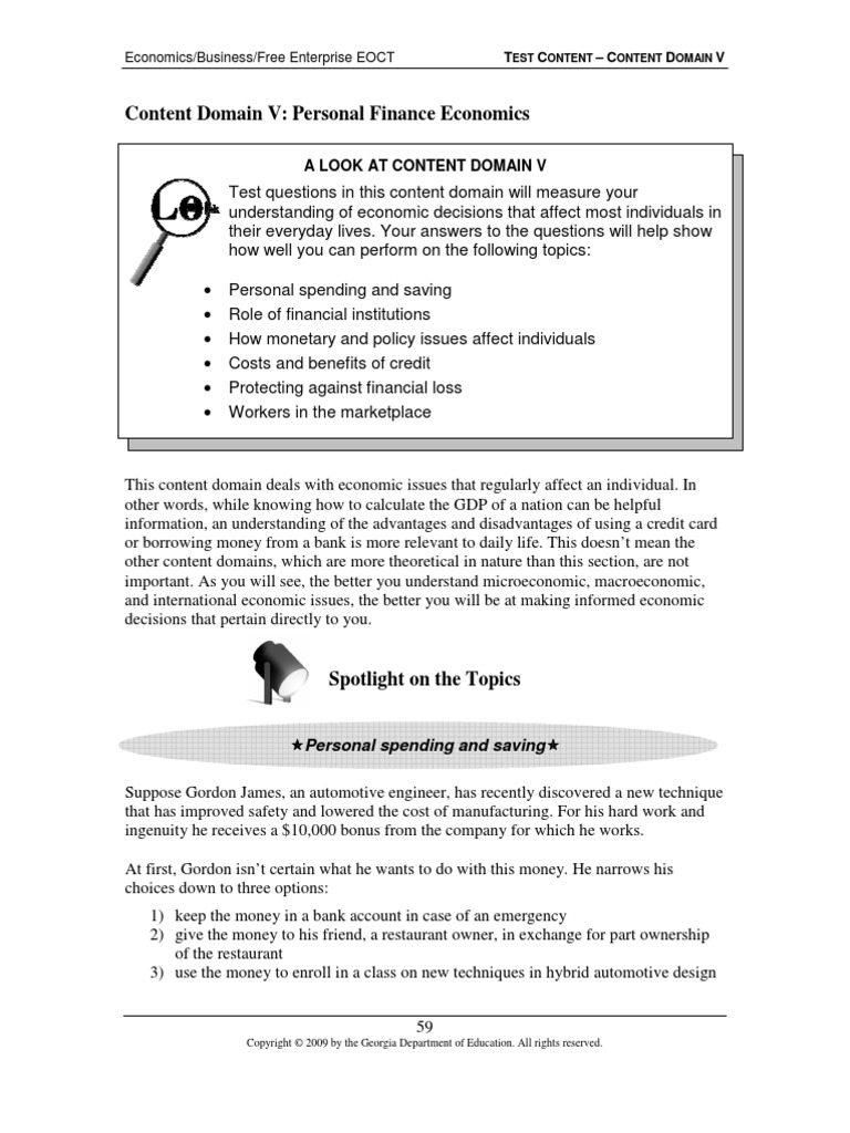 Personal Finance Review | PDF