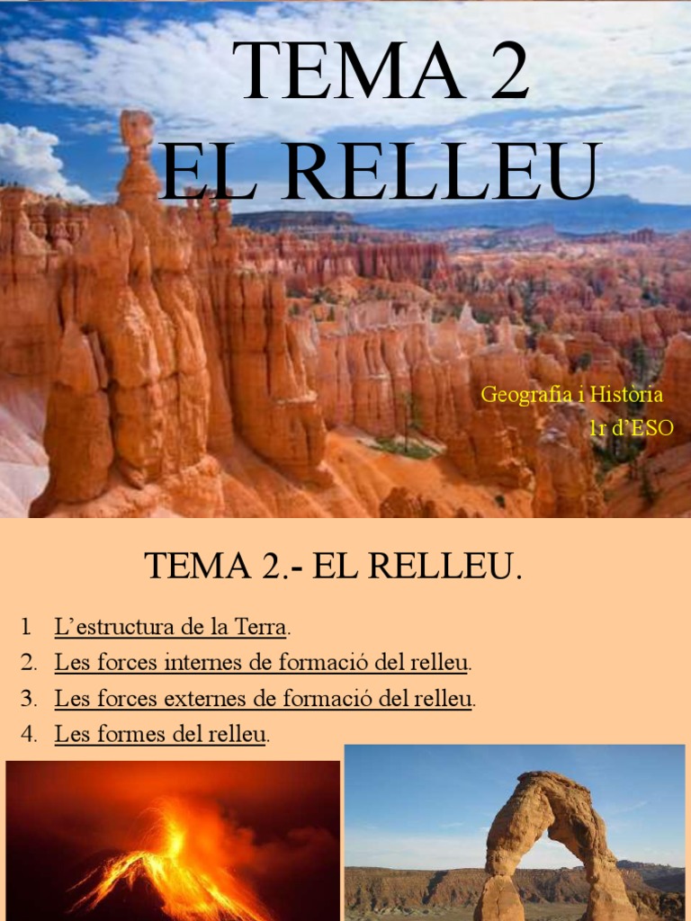 CS1 TEMA 2 EL RELLEU Apunts | PDF
