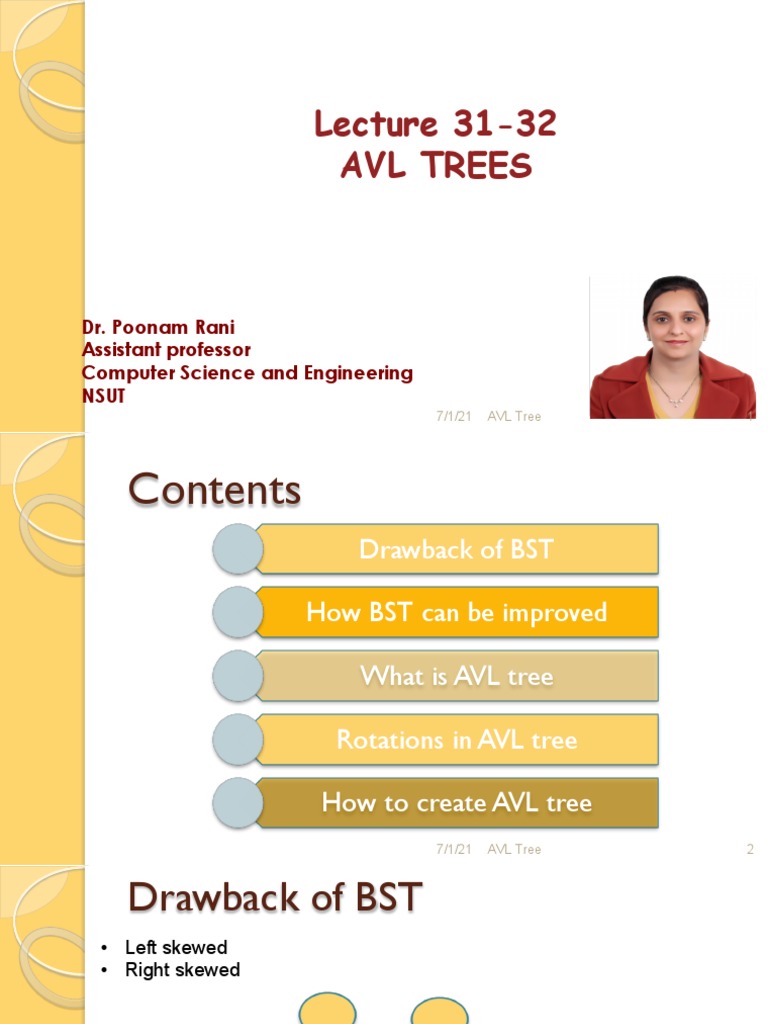 Lec 31-32 AVL TREES | PDF | Information Retrieval | Computer Programming