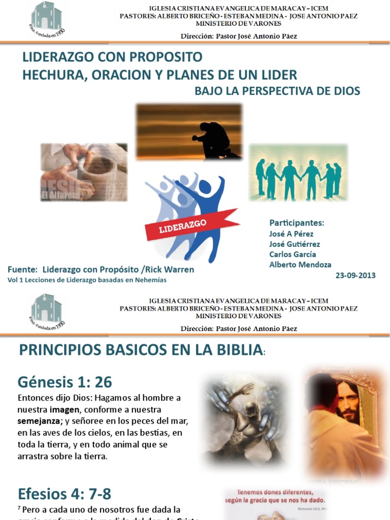 Hechura, Oracion y Planes de Un Lider | PDF | Liderazgo | Cristo (título)