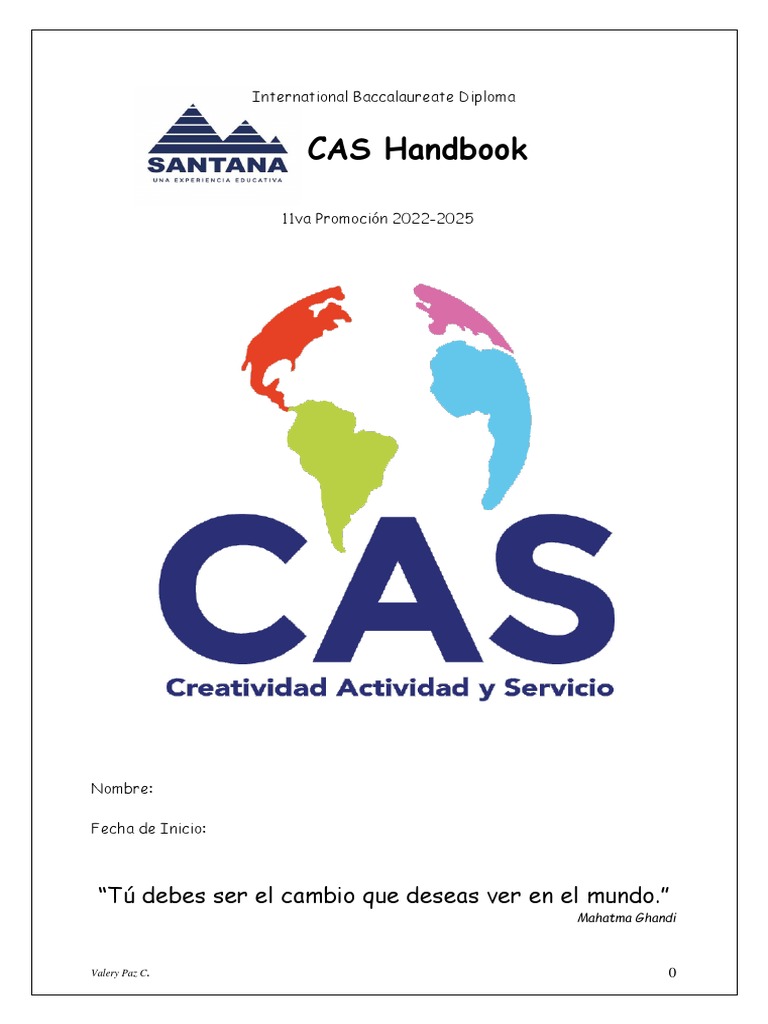 Manual del Programa CAS IB 2022-2025 | PDF | Conocimiento | Aprendizaje