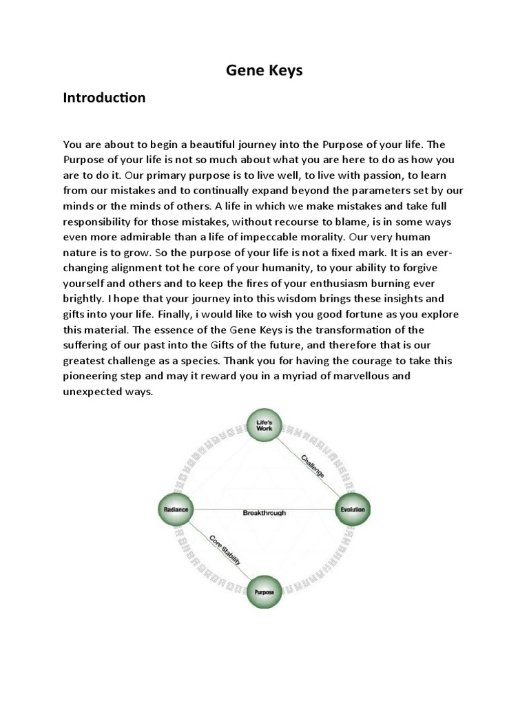 Gene Keys EN | PDF