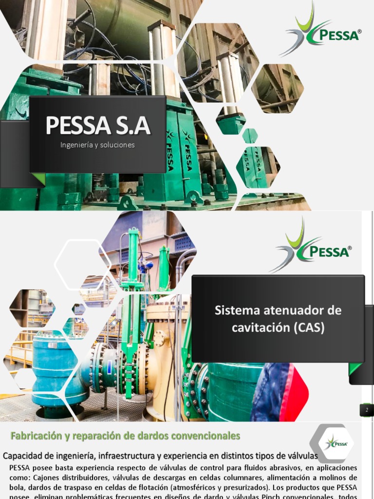 Presentación CAS Atenuador de Cavitacion PESSA | PDF | Presión | Gases