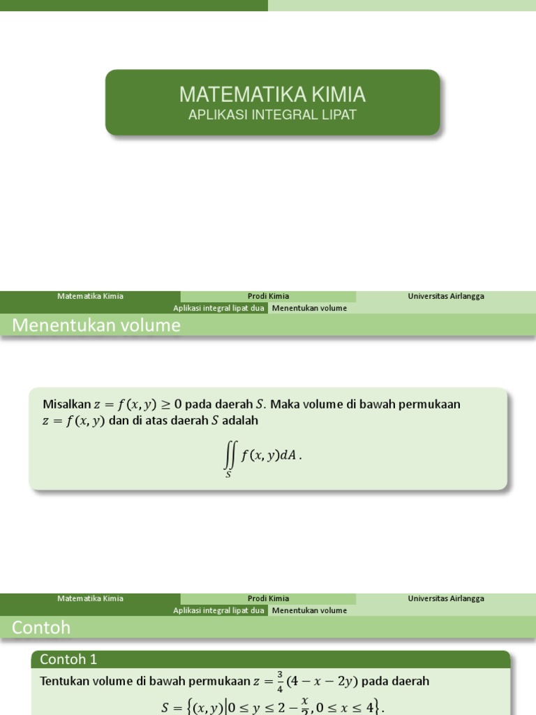 TM 3 - Aplikasi Integral Lipat | PDF