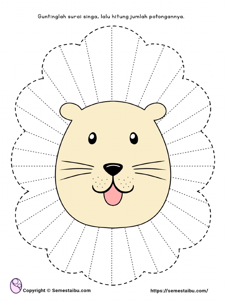 Latihan Menggunting - Surai Singa | PDF