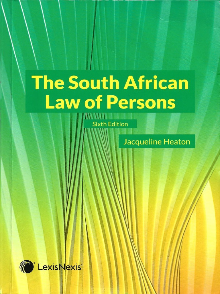 6th Edition Law of Person | PDF