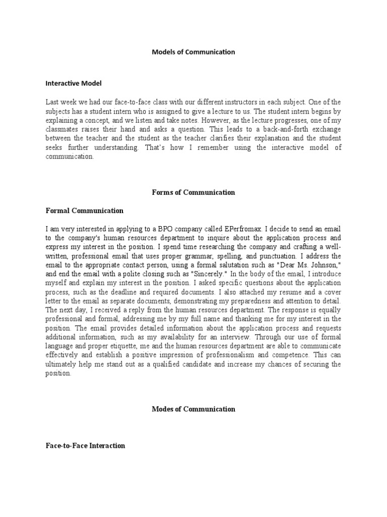 PURCOM | PDF | Communication | Conversation
