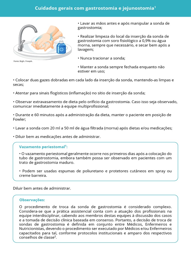 PDF CUIDADOS GERAIS COM GASTROSTOMIA E JEJUNOSTOMIA2.50cdecc9 | PDF ...