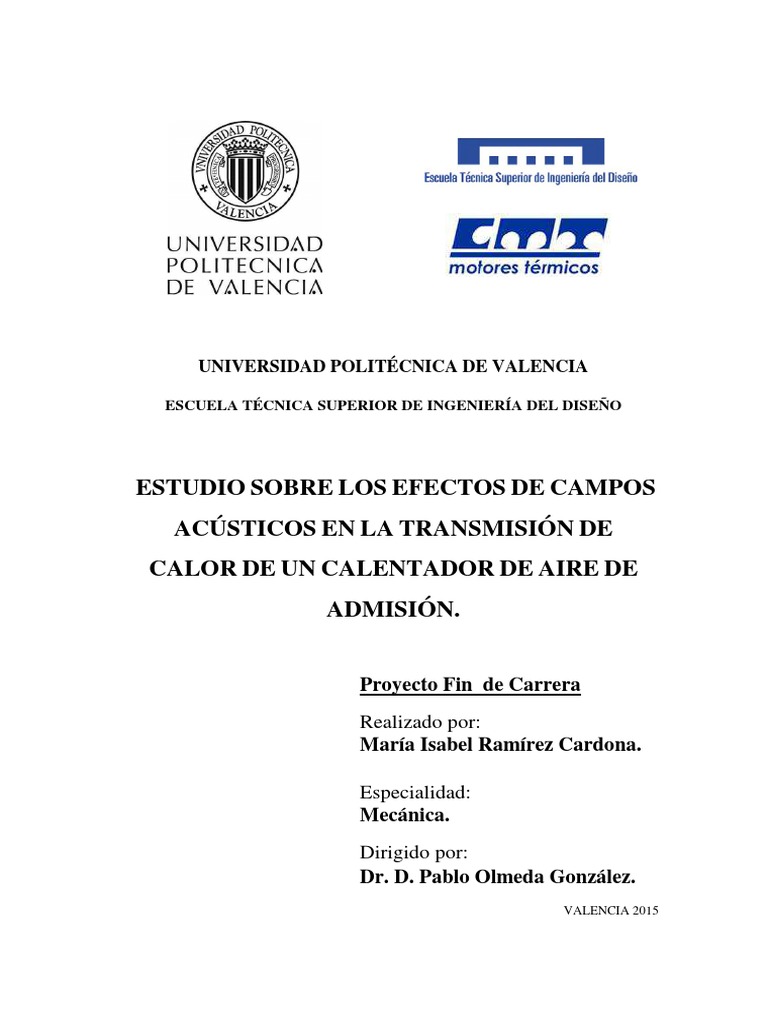 PFC - Ramírez Cardona, M.I. | PDF | Combustible diesel | Motor diesel