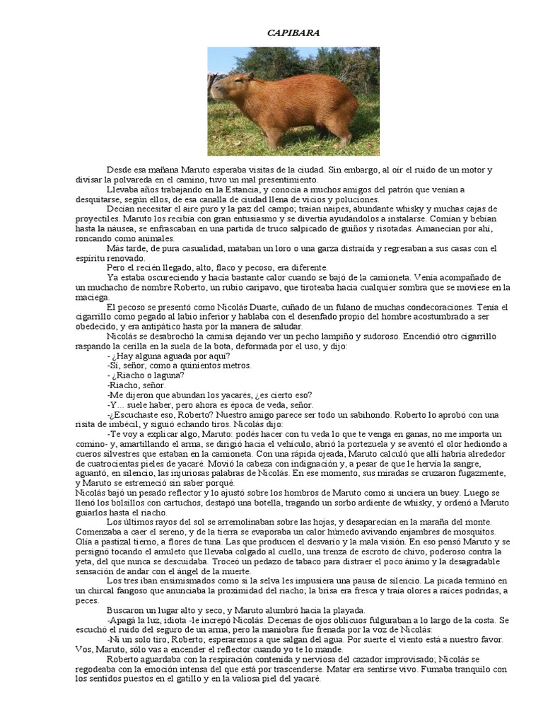 CAPIBARA | PDF