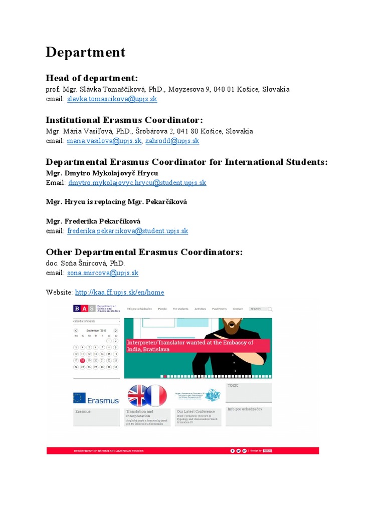 Department-Info-Cover Page | PDF