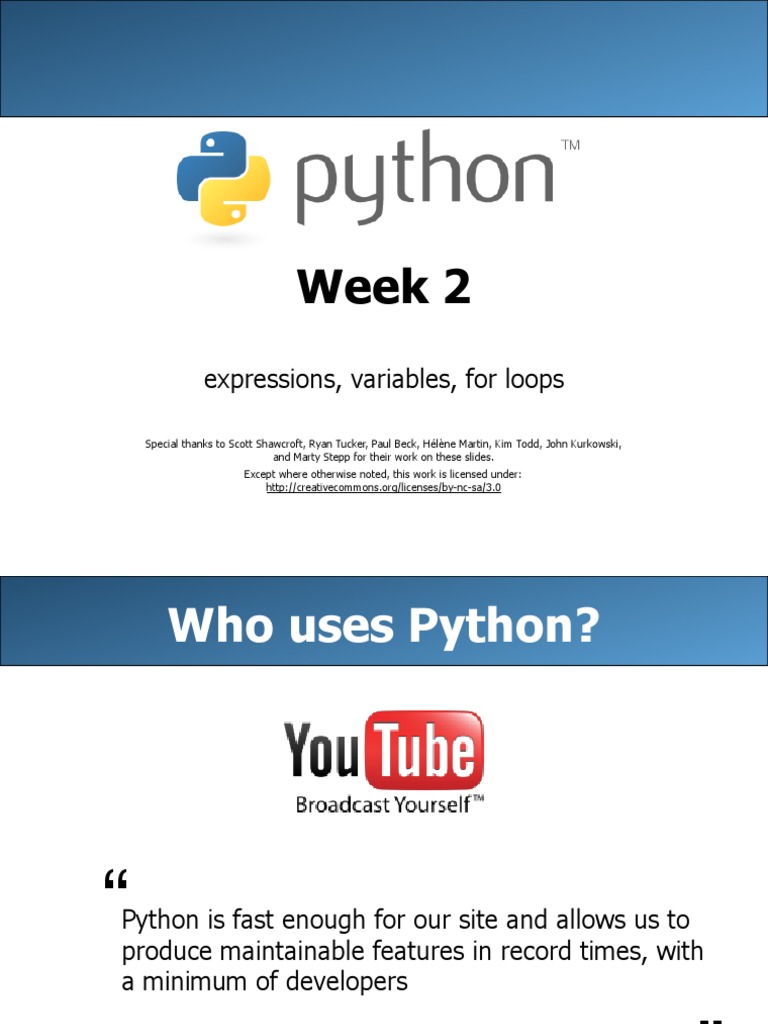 Week 2 | Download Free PDF | Integer (Computer Science) | Python ...